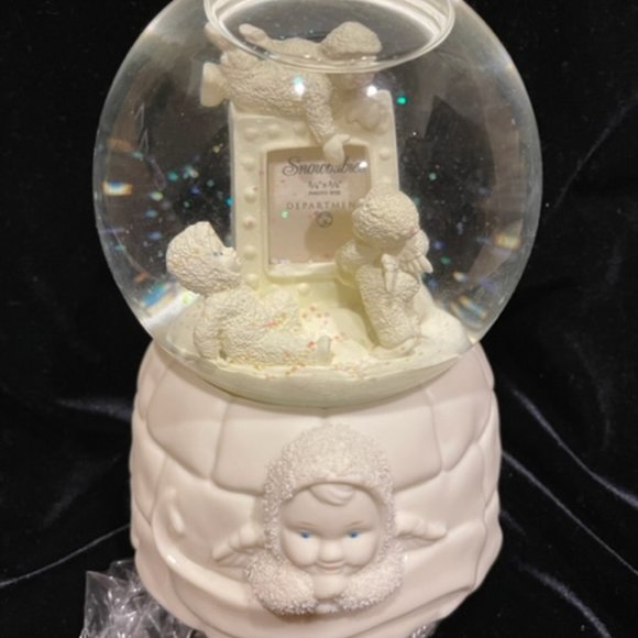 Department 56 | Accents | Vintage Snowbabies Water Globe Music Box Add ...